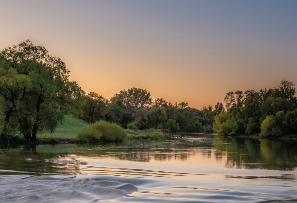 A Red River runs through it
