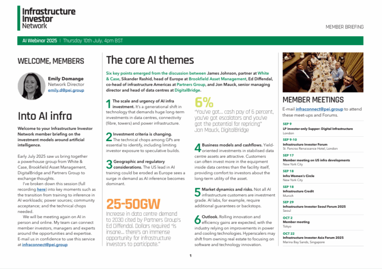Network Hub | Infrastructure Investor